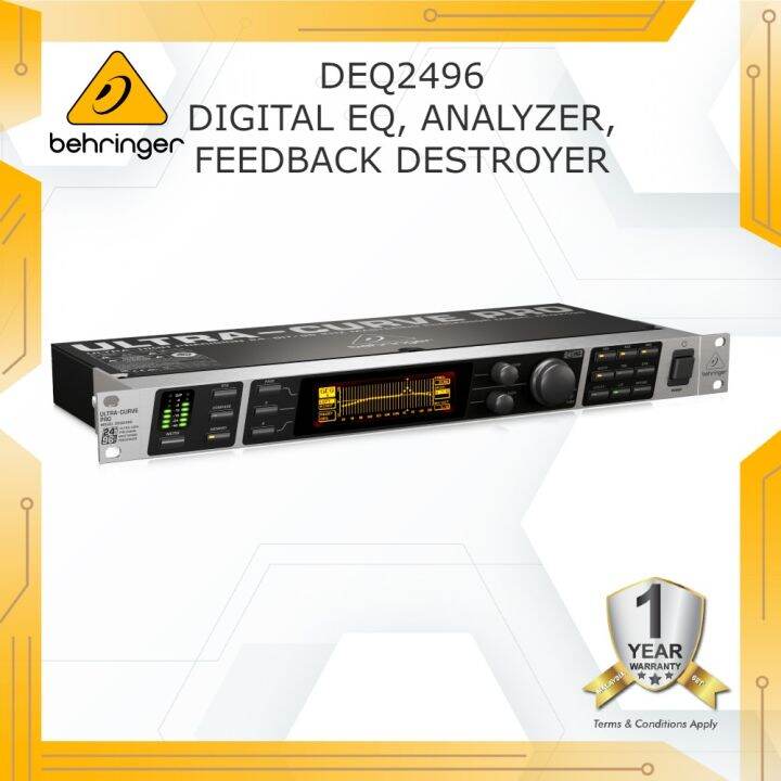 [100% AUTHENTIC] BEHRINGER ULTRACURVE PRO DEQ2496 Equalizer, Analyzer ...