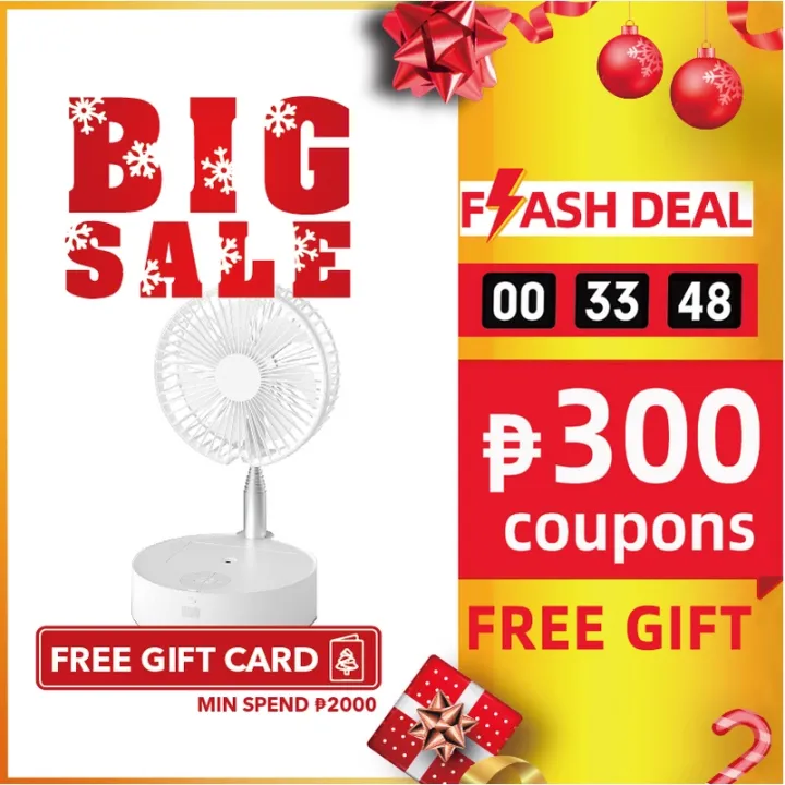 【factory outlet】 KCB Desk Fan Adjustable Height Shaking head ...