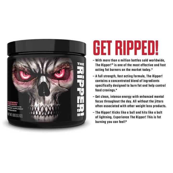 JNX Sports - The Ripper [Ultimate Fat Burner] ผลาญไขมัน 30 Servings ...