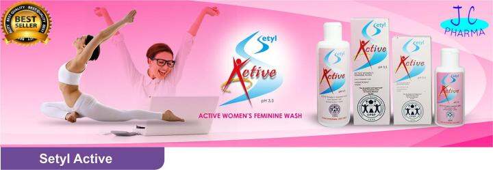 SETYL Active Feminine Wash PH 3.5 120ml -1pc | Lazada PH