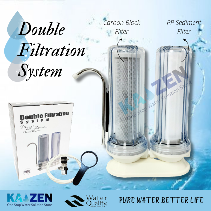 2 Stage Domestic Water Filter Set (Double Filtration System) | Lazada