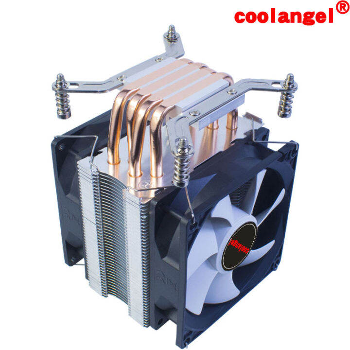 2011 Cpu Cooler 4 Heat pipe 4PIN PWM 90MM Mute CPU FAN Computer ...