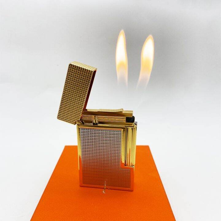 ☂ New Retro Lighter Bright Sound Brass Shell Windproof Lighter ...