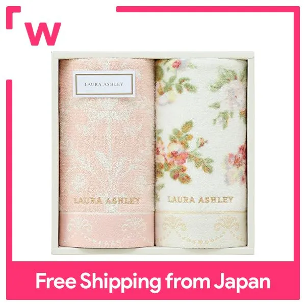 Uchino (UCHINO) Towel set LAURA ASHLEY Laura Ashley Pink (guest towel x ...