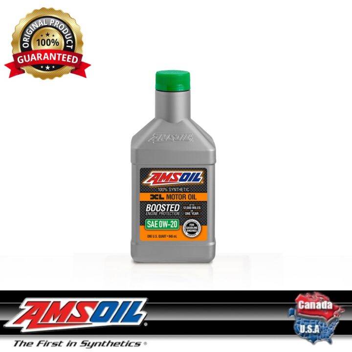 AMSOIL XL 0W20 100% SYNTHETIC MOTOR OIL 1QT | Lazada
