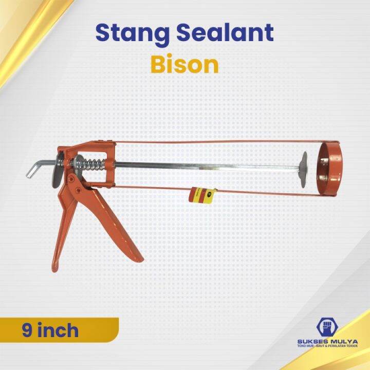 Bison Stang Silent Tulang Tembakan Lem Kaca Sealant Plat Besi 9 ...