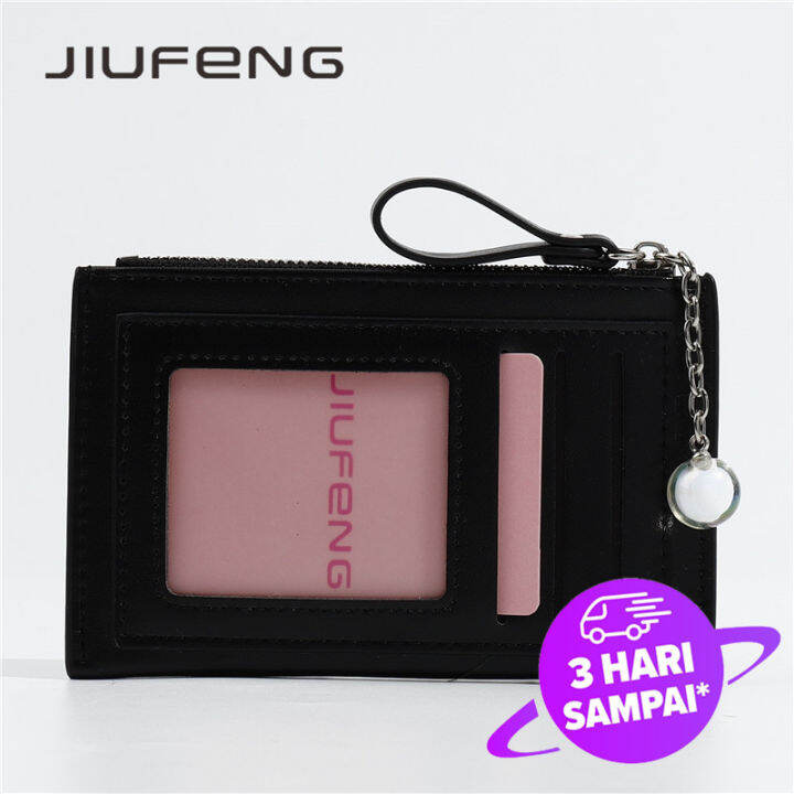 JIUFENG Card Holder Mini Dompet Kartu Cewek Cute Praktis Fashion ...