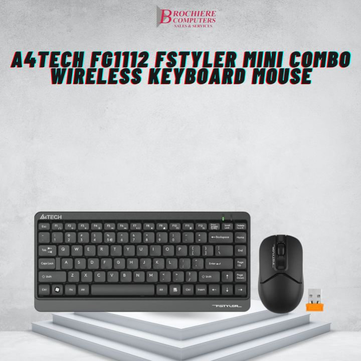 A4Tech Fg1112 Fstyler Mini Combo Wireless Keyboard Mouse | Lazada PH