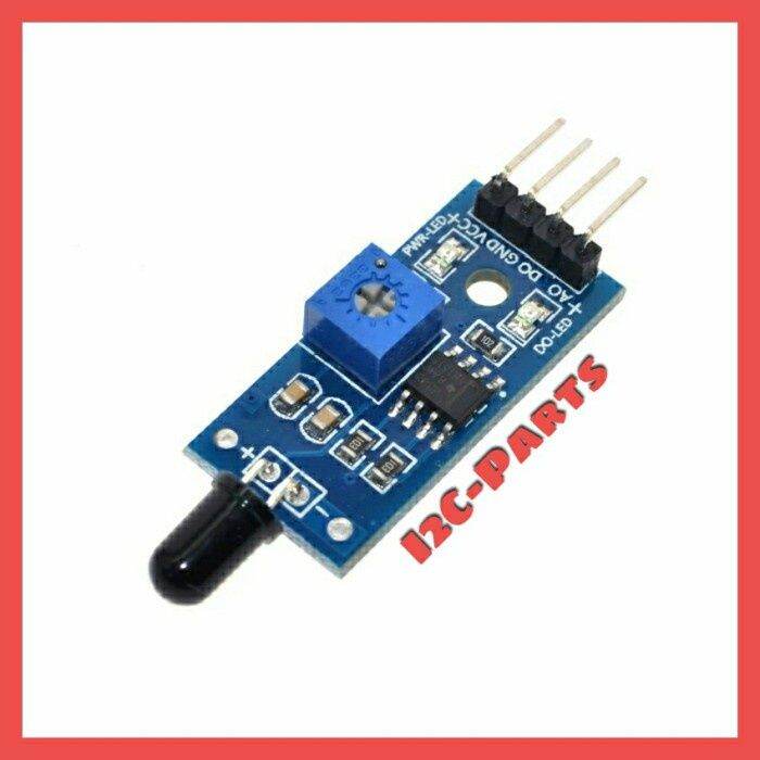 Ir Infrared Flame Detection Fire Detector Sensor Api 4 Pin Wire Module