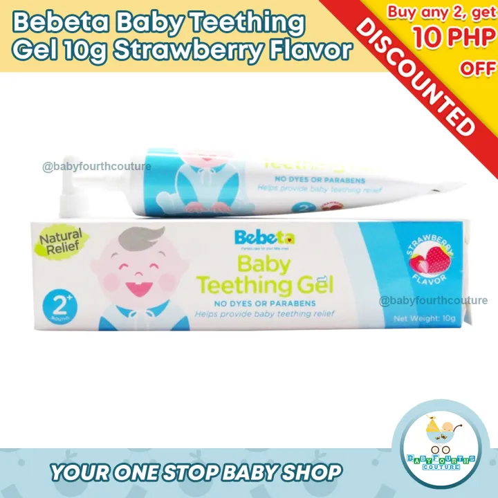Bebeta Baby Teething Gel 10g Strawberry Flavor | Lazada PH