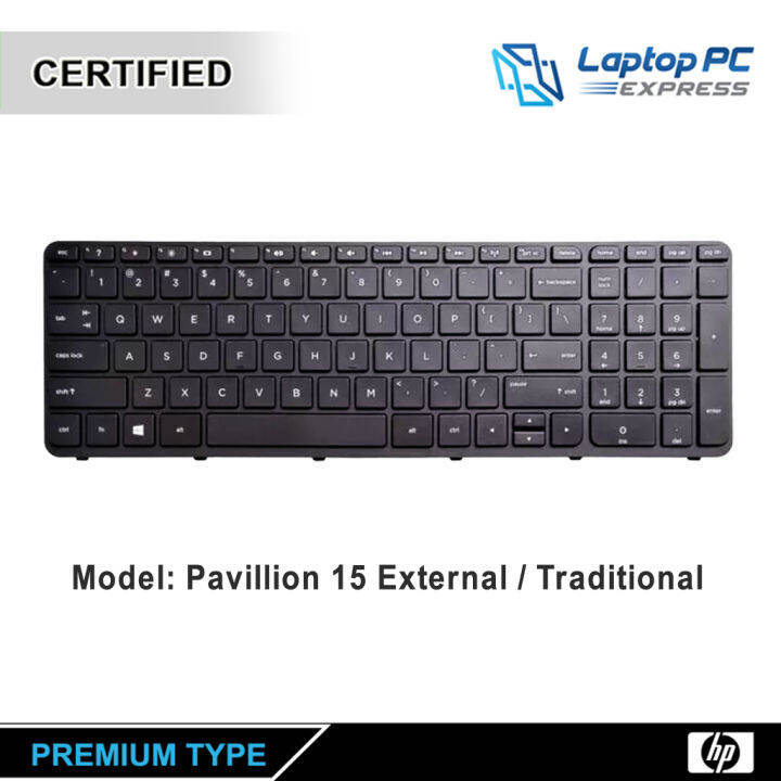 HP Laptop Notebook Keyboard Pavilion 15 Compatible with HP Pavilion 15 ...
