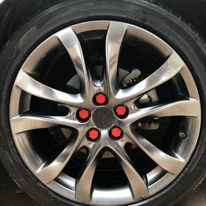 นอตดุมล้อรถยนต์20ชิ้นเคสฝาครอบเกลียวสำหรับ Kia SORENTO Stinger Niro ...