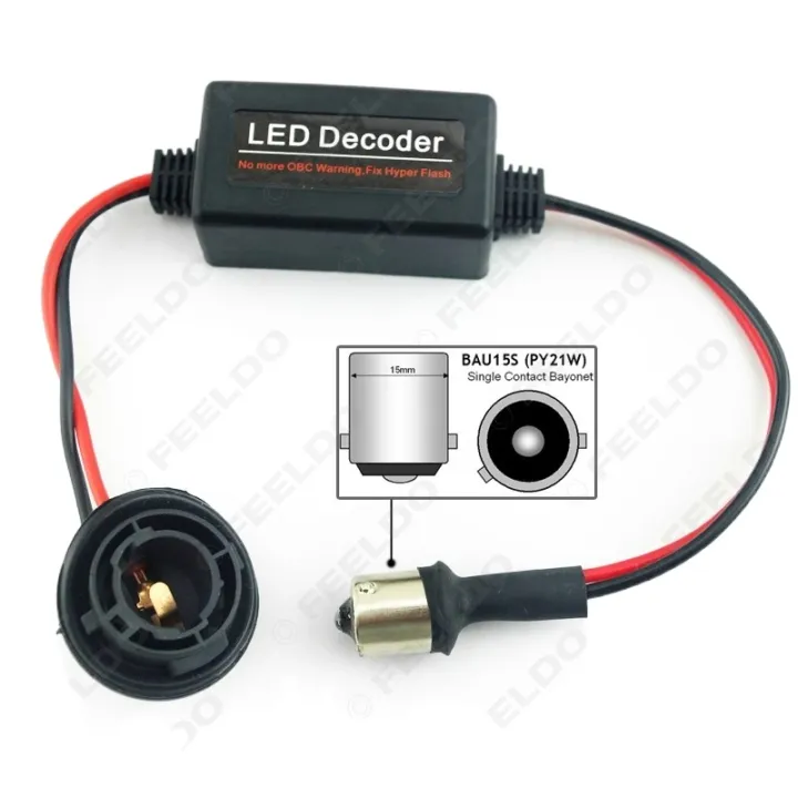 Car BAU15S No Error Load Resistor Decoder for LED Light Into a canbus ...