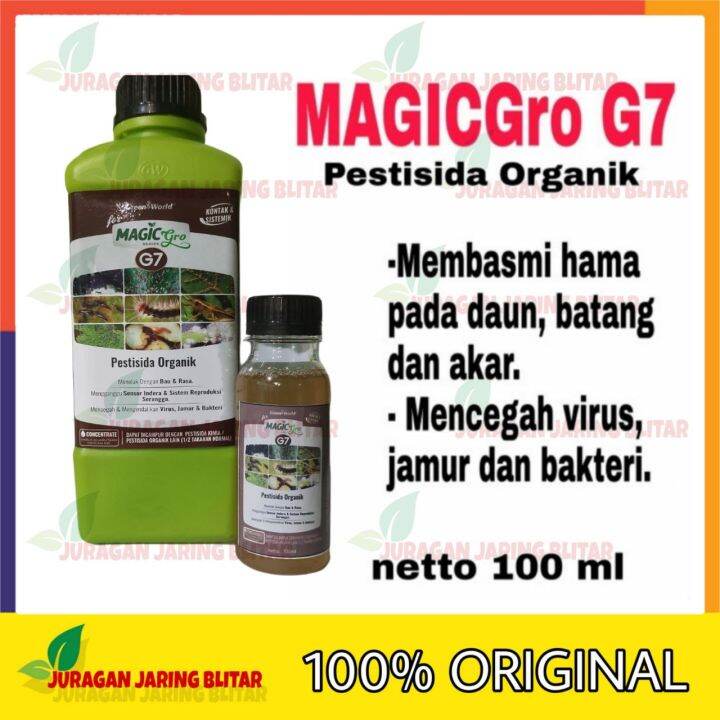 MAGICGRO G7 PESTISIDA ORGANIK 100 pembasmi hama jamur virus dan bakteri organik | Lazada Indonesia