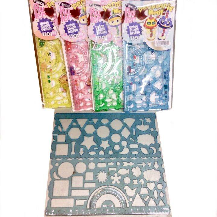 Penggaris Bentuk 1 Set isi 2 Penggaris | Lazada Indonesia