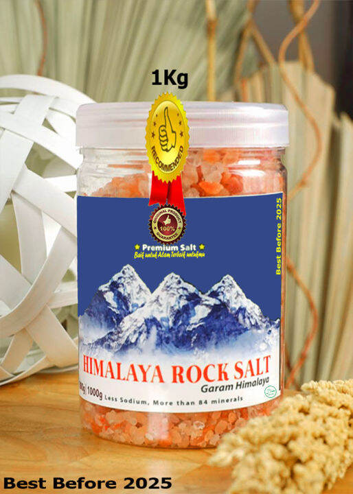 Garam Himalaya Kristal Kasar 1 kg Premium / Salt Original Product Of ...