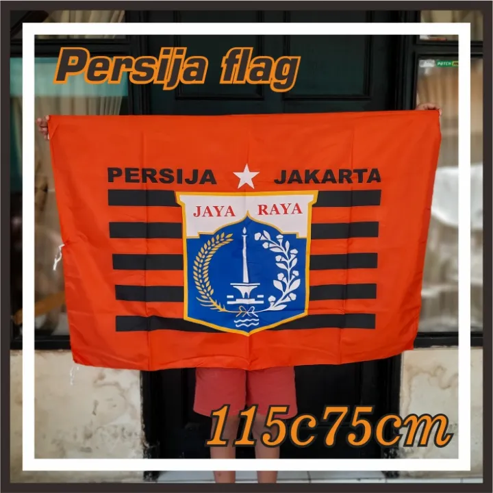 BENDERA PERSIJA JAKARTA BESAR GARIS | Lazada Indonesia