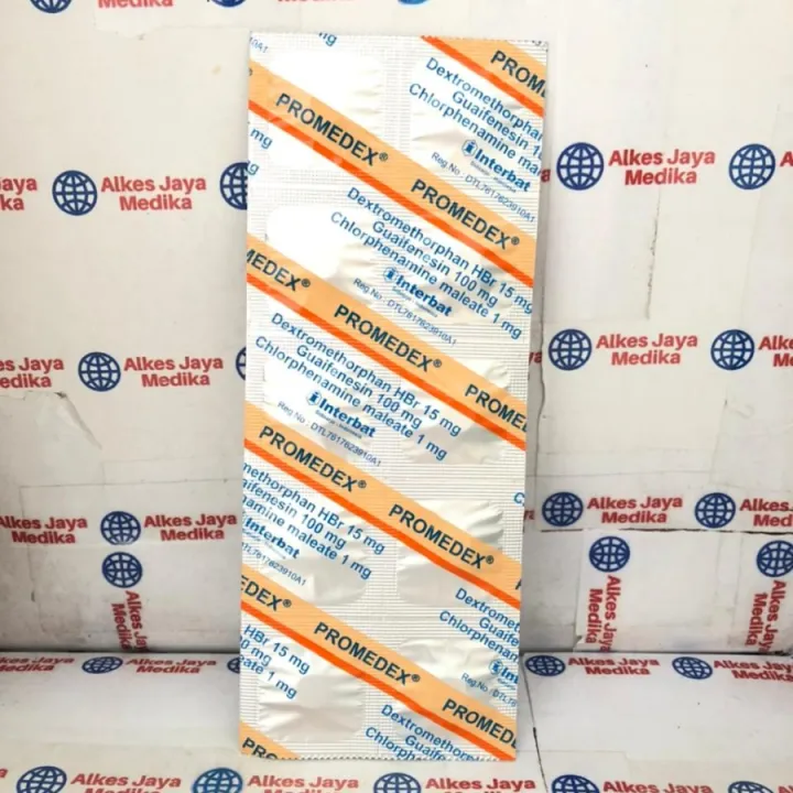 Promedex isi 10 Tablet (Obat batuk) | Lazada Indonesia