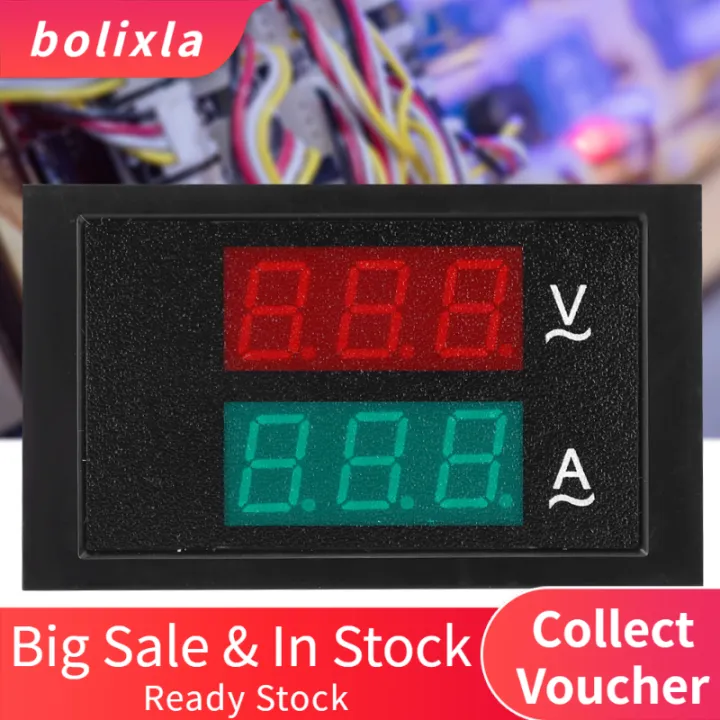【Gold Certified】DL85-2042 DualจอแสดงผลAC 80V-300V 0-100Aแอมมิเตอร์โวลต์มิเตอร์ACมิเตอร์วัด ...