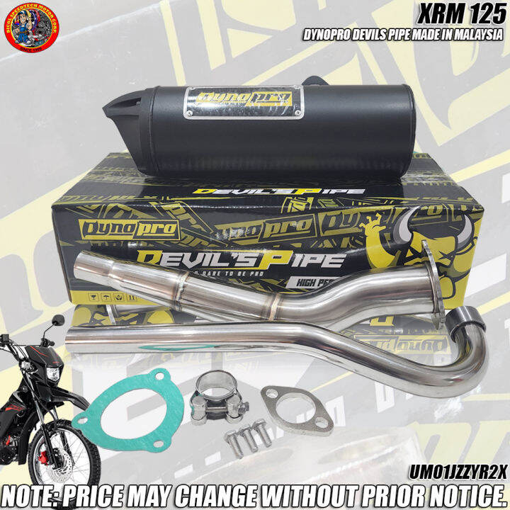 XRM 125 DYNOPRO DEVIL'S PIPE MADE IN MALAYSIA (UM01JZZYR2X) | Lazada PH