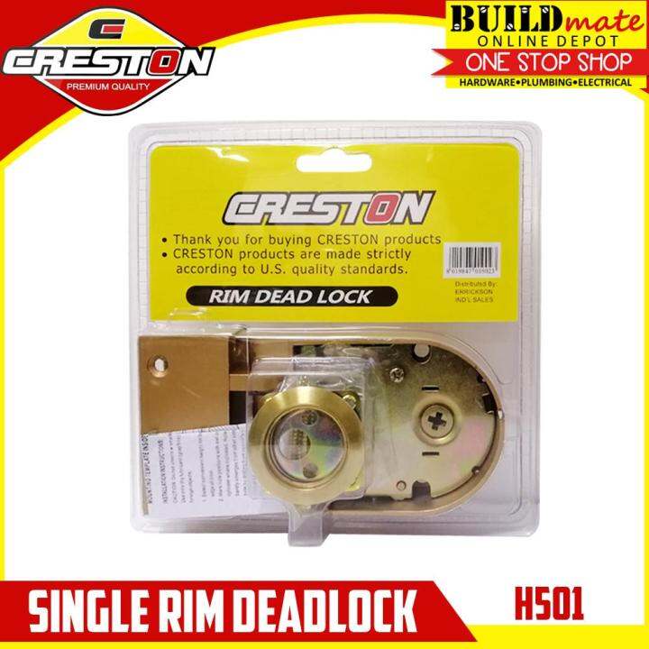 CRESTON Single Rim Dead Lock H501 | Lazada PH