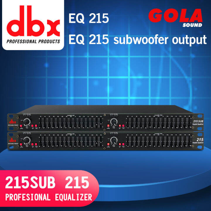 (GOLA SOUND) DBX EQ215 /131 2-Series Graphic Equalizer DUAL 15 Band Graphic There is a choice of ...