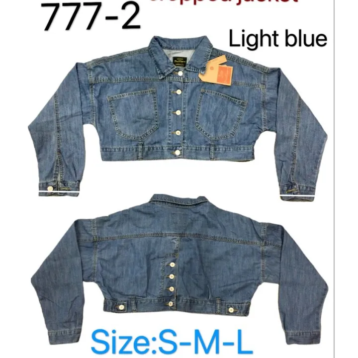[Ready Stock] Korean Denim Fashion Wear Maong Jacket For ladies | Lazada PH