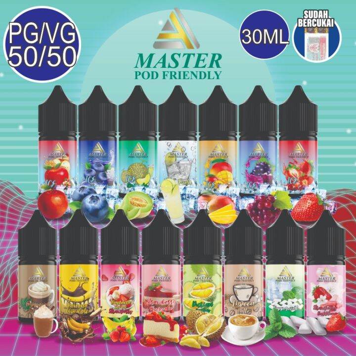 BISA COD Liquid MASTER PODS 30ML BUAH BUAHAN CREAMY - LIQUIDE FREEBASE ...