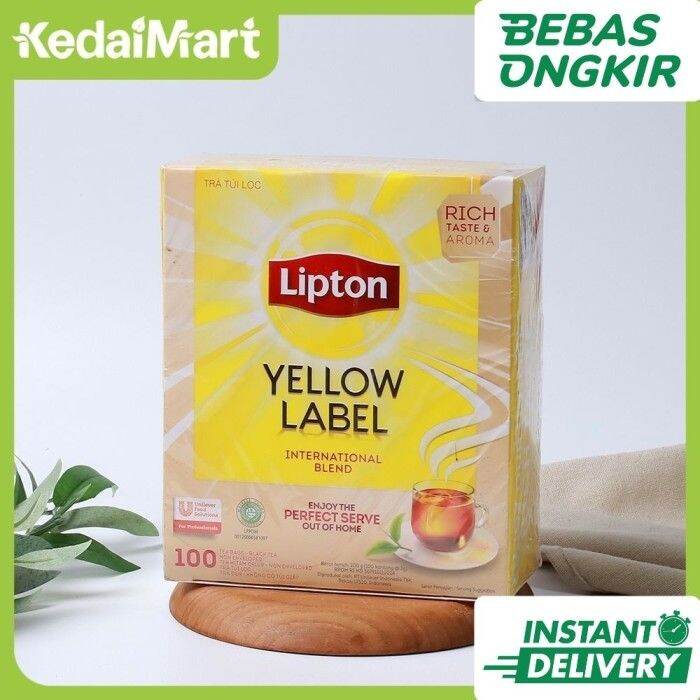 Lipton Yellow Label Isi 100 | Lazada Indonesia