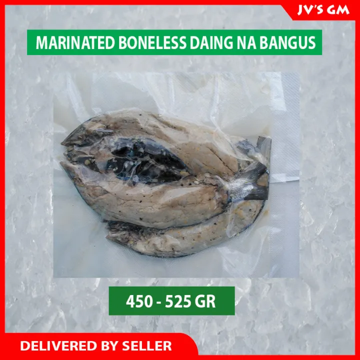 Seafood, Marinated Boneless Daing Na Bangus (Milkfish), 2-PC/PK, 450 ...