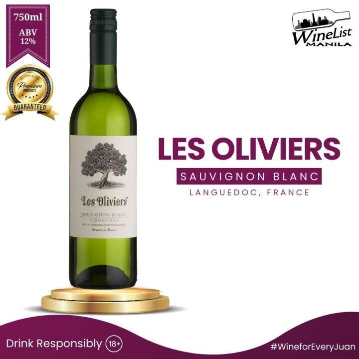 Les Oliviers Sauvignon Blanc & Rolle, Pays D'Oc | Languedoc, France ...