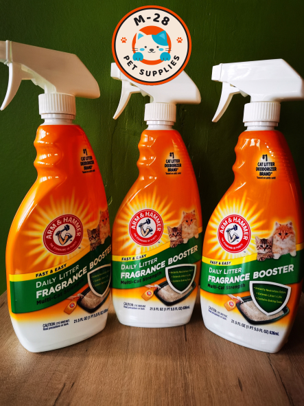 Arm & Hammer Cat Litter Deodorizer, Daily Litter Fragrance Booster, Multi-Cat Strength 636ml ...