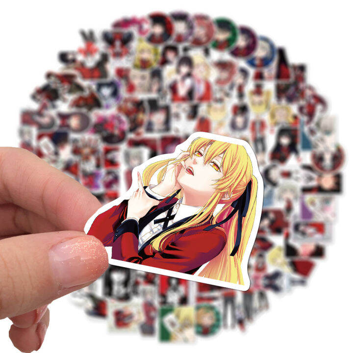 พร้อมส่ง 100แผ่น Kakegurui โคตรเซียนโรงเรียนพนัน พีวีซี กันน้ำ ...