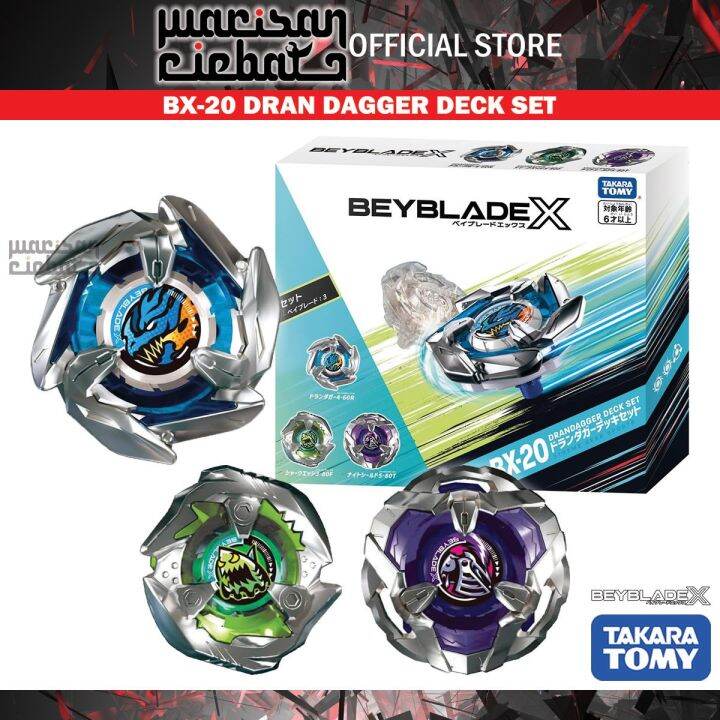 Takara Tomy Beyblade X BX-20 Dran Dagger Deck Set | Lazada