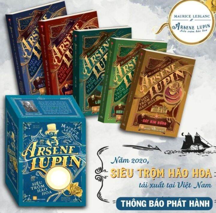 Sách - Arsène Lupin - Siêu Trộm Hào Hoa - Boxset (trọn bộ 5 cuốn ...