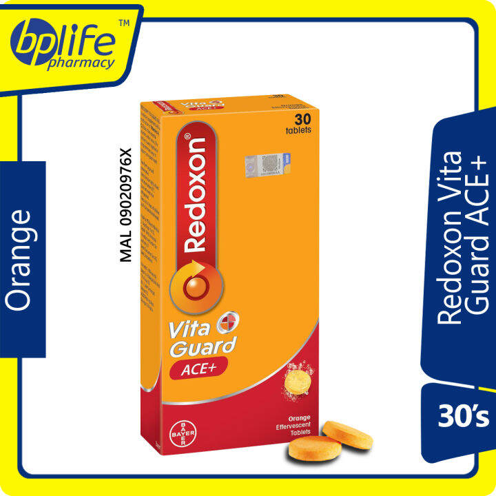 Redoxon Vita Guard ACE+ Orange Effervescent Tablets 30s | Lazada
