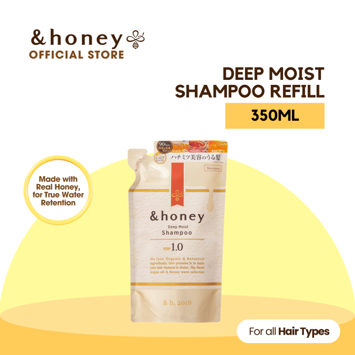 And Honey Deep Moist Shampoo REFILL 350ml - & Honey Made in Japan | Lazada PH