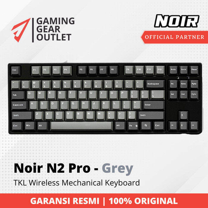 NOIR N2 Pro Grey - TKL Wireless Mechanical Keyboard | Lazada Indonesia