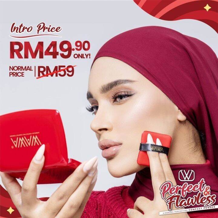 WAWA COMPACT POWDER WAWA COSMETIC WAWA ZAINAL | Lazada