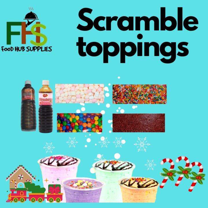 dishwashing liquid Dessert toppings 1kg (mini mallows, assorted ...