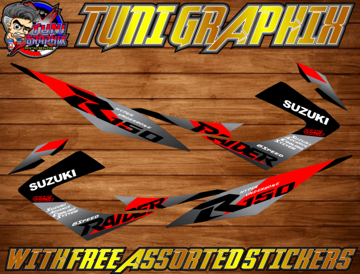 RAIDER 150 CARB 2021 STOCK DECALS | Lazada PH