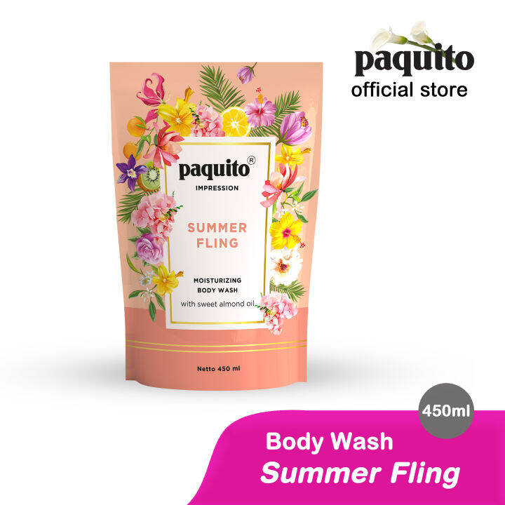 Paquito Summer Fling Body Wash Sabun Cair - Refill 450 mL | Lazada ...