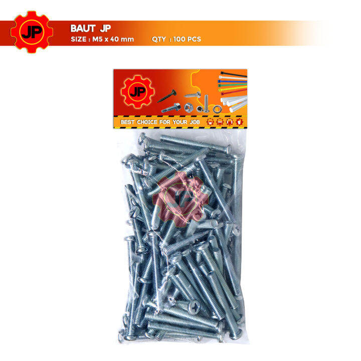 BAUT JP M 5 x 40 MM - SEKRUP SKRUP BAUT JP 5x40 M5 x 40 ISI 100 PCS ...
