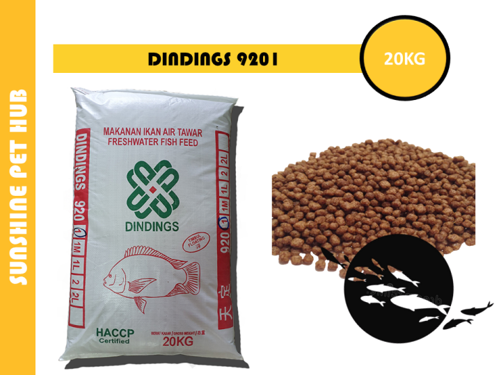 Dindings Fresh Water Fish Feed Grower Pellet / Makanan Ikan Air Tawar ...