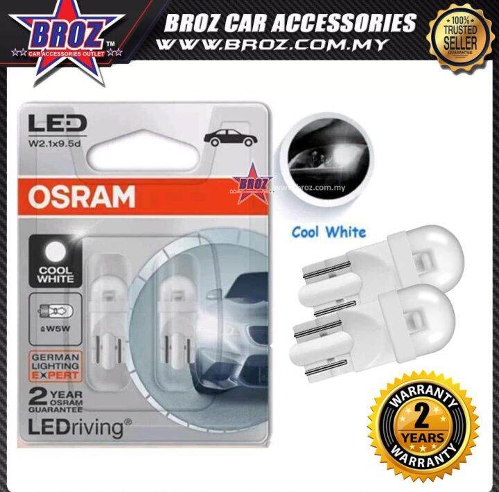 Osram T10 W5W Cool White LED 4090 6000K 12V | Lazada