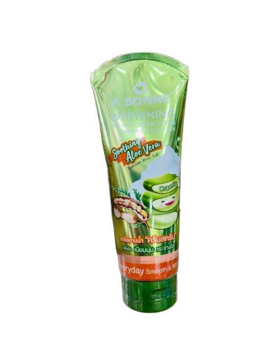 A Bonne Whitening Shower Cream Scrub Tamarind & Aloe Vera 350 กรัม ...