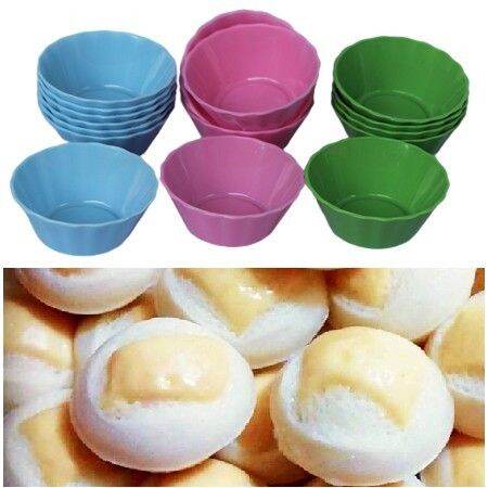 12pcs Puto Cup Molder Plastic Cup Cake Small Medium Large Bakeware ...