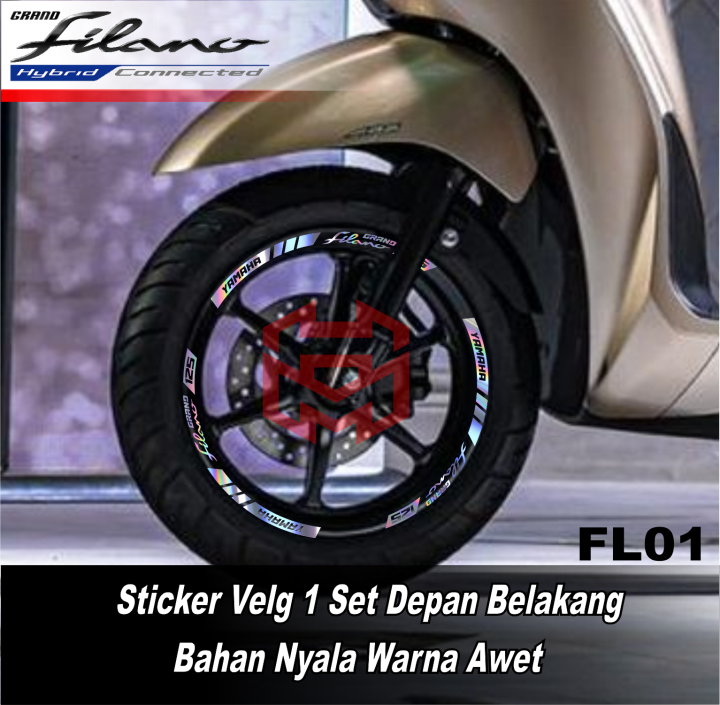 STICKER CUTTING VELG GRAND FILLANO FL01 | Lazada Indonesia