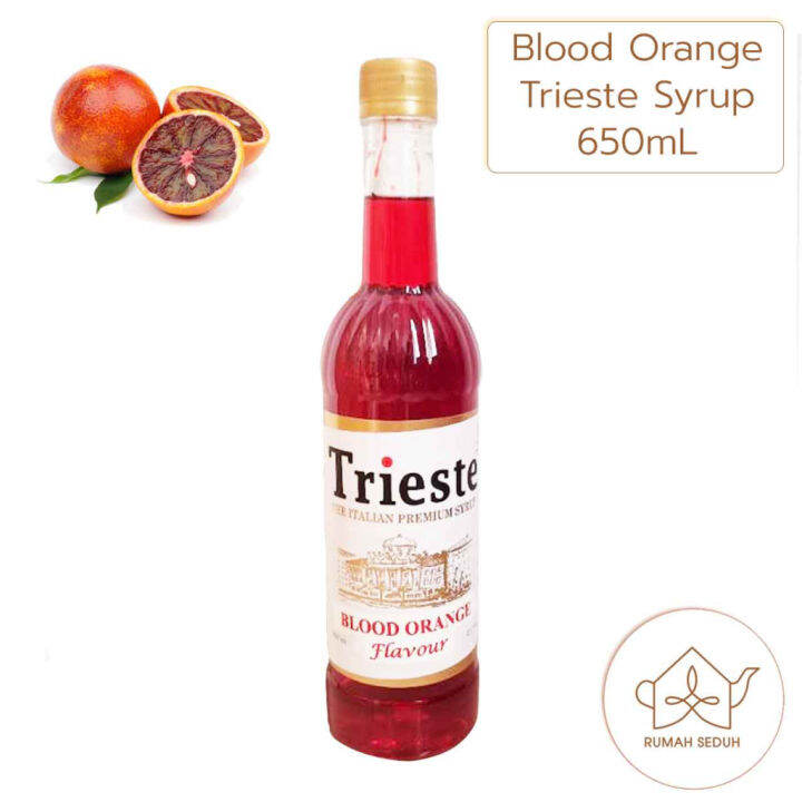 Trieste 650ml - Blood Orange Syrup - SIrup Jeruk | Lazada Indonesia
