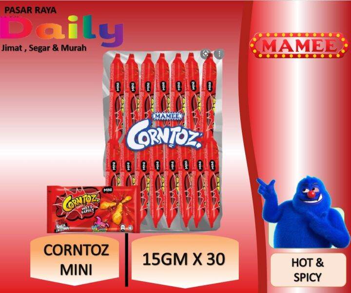 CORNTOZ MINI (15GMx30) - HOTZ & SPICY | Lazada
